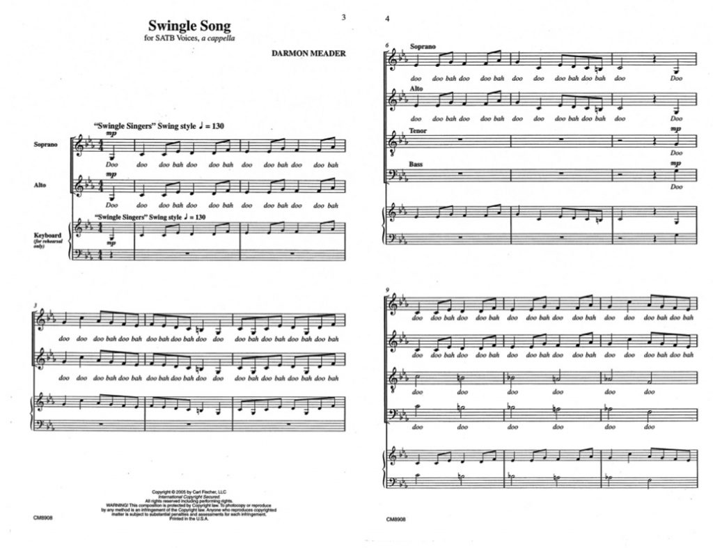 Swingle Song – Darmon Meader