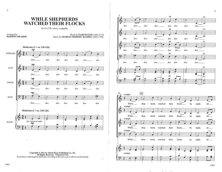 While Shepherds Watched Their Flocks – Darmon Meader